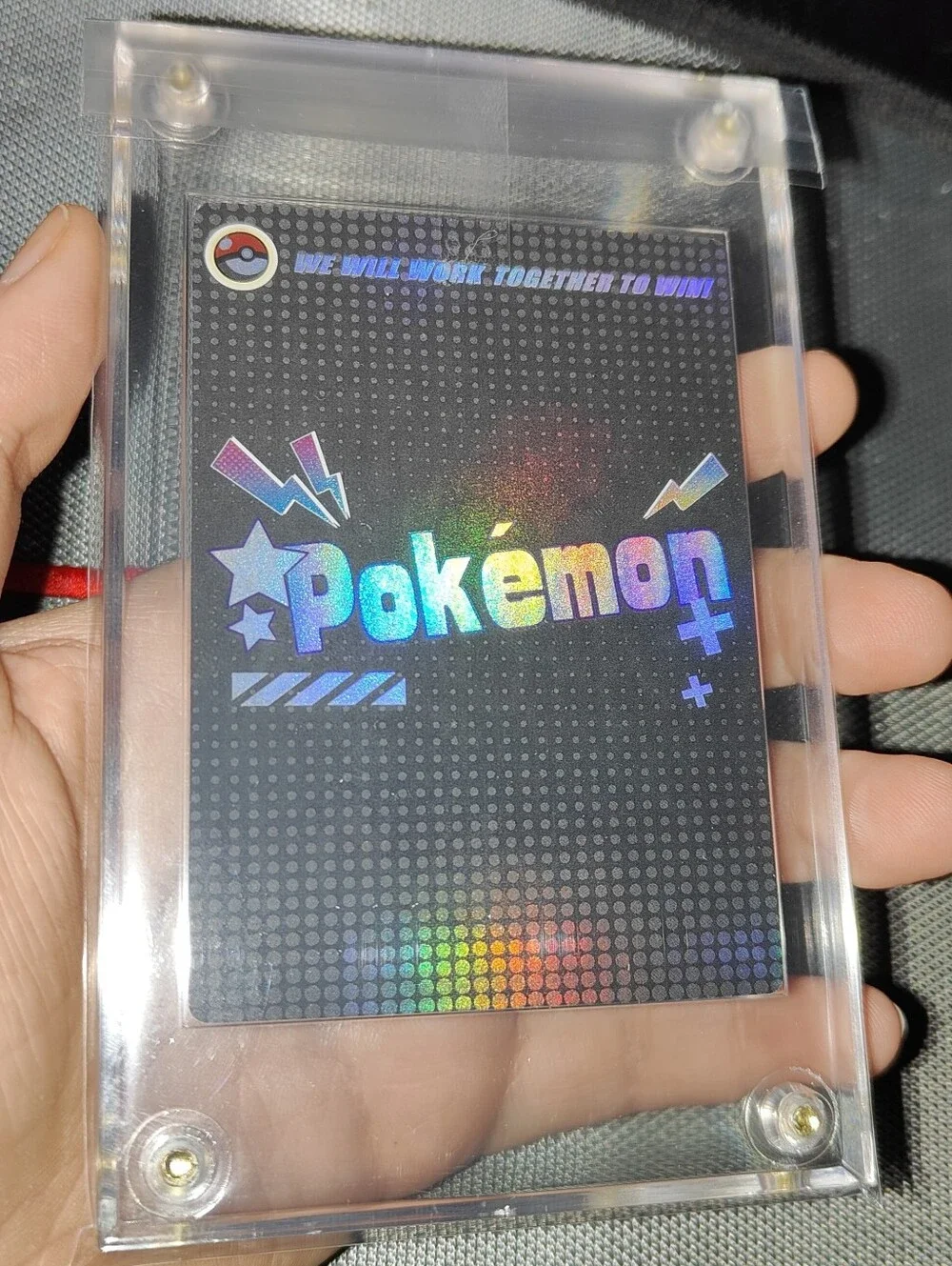 Pokemon | Toys | Bulbasaur Graphic Rare Holo Encased Unofficial Pokemon ...